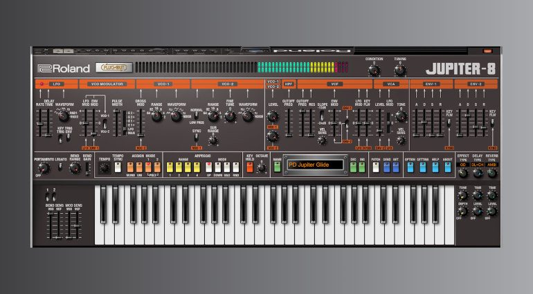 Recreating the classic Roland Jupiter-8 sound with software plugins