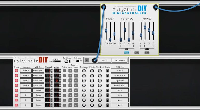 Tim Shoebridge PolyChain DIY: Poly-chain all your synths - gearnews.com