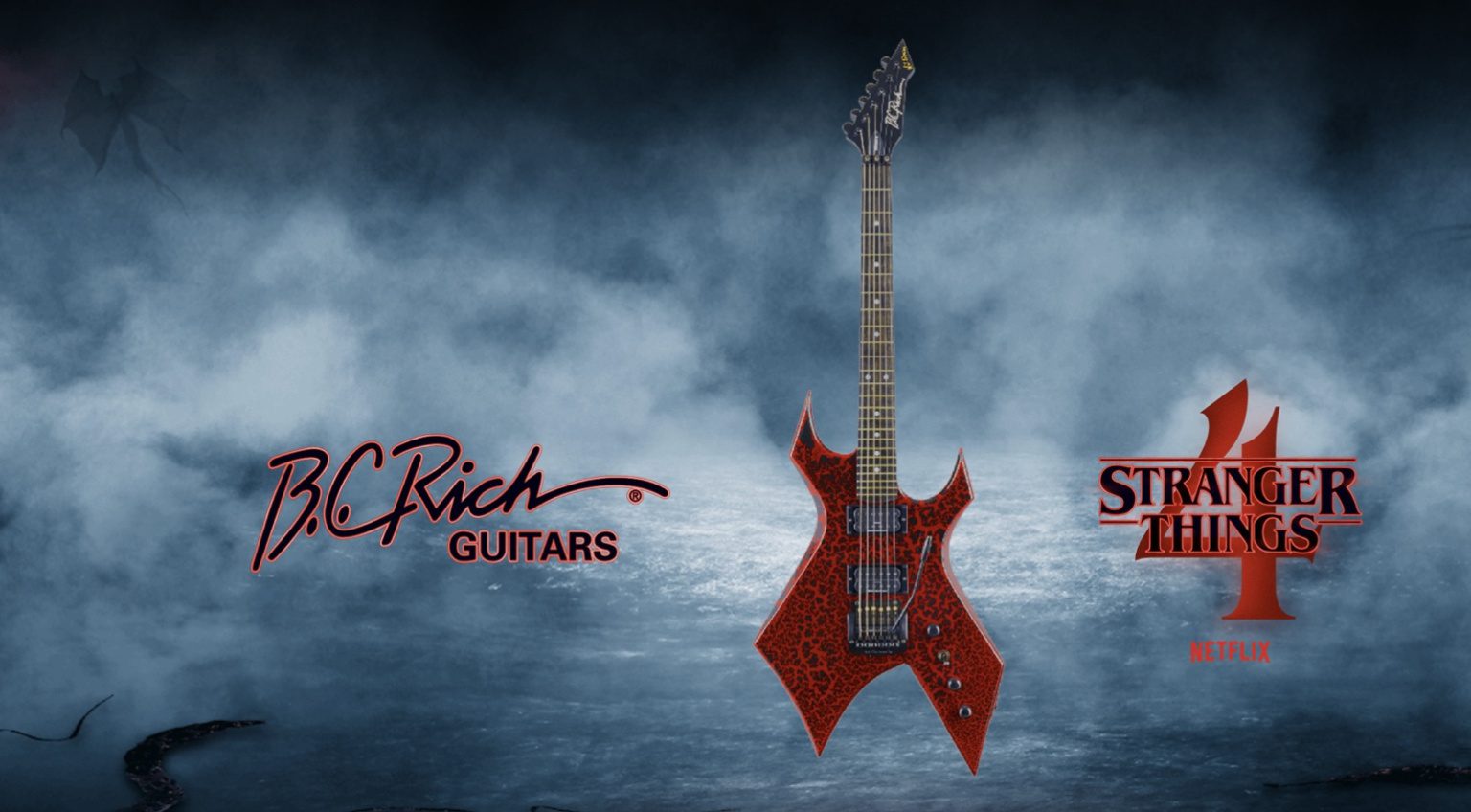 BC Rich Stranger Things Warlock: Hellfire Club edition - gearnews.com