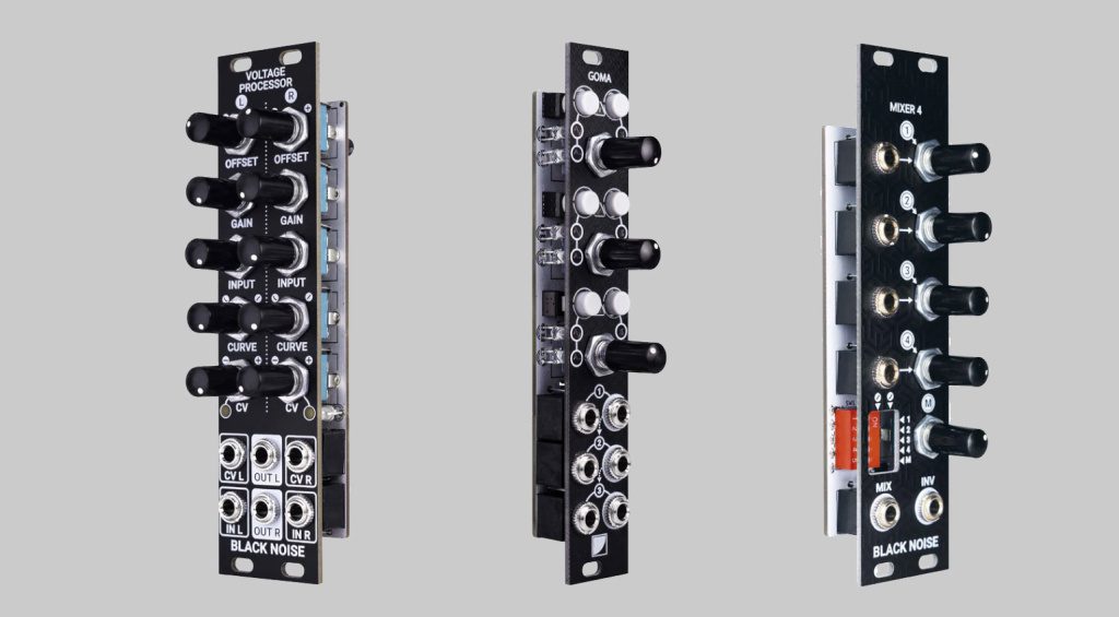 Black Noise Modular release Voltage Processor, GOMA and Mixer 4 v2 ...