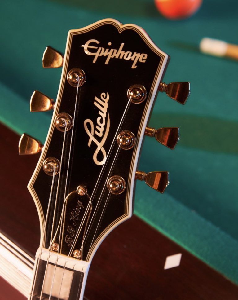 Epiphone drops new limited B.B. King Lucille Cherry and Bone White ...
