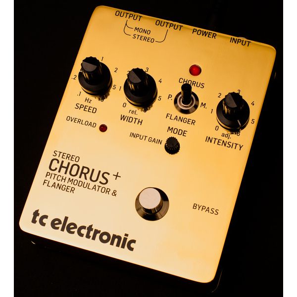 TC Electronic SCF Gold SE Chorus/Flanger: Shiny Gold limited run ...