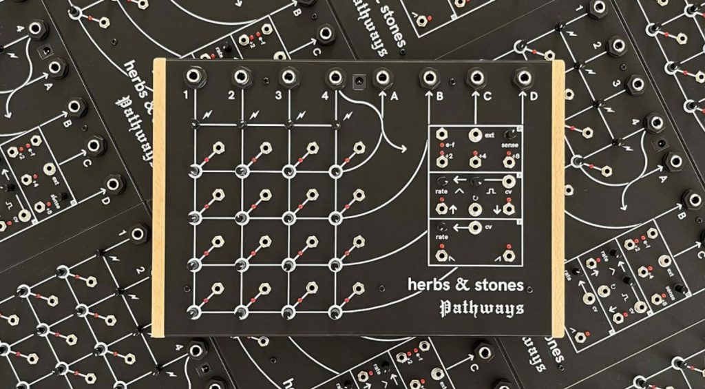 Herbs & Stones Pathways: 4x4 modular matrix mixer that self-oscillates ...