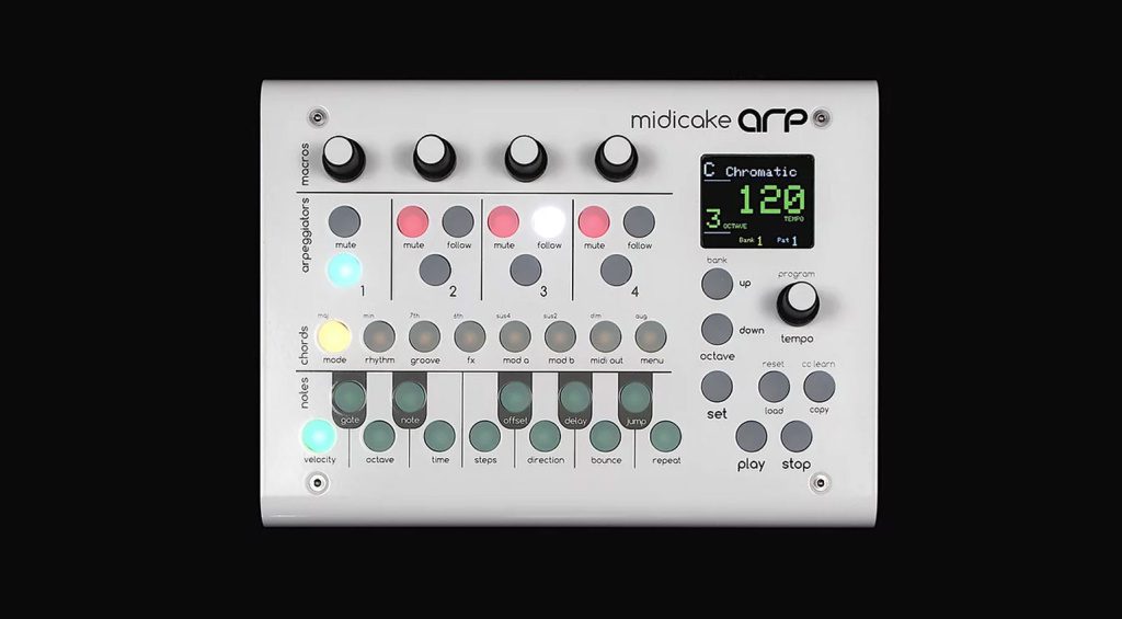 Midicake ARP: Complex parametric MIDI arpeggiator - gearnews.com