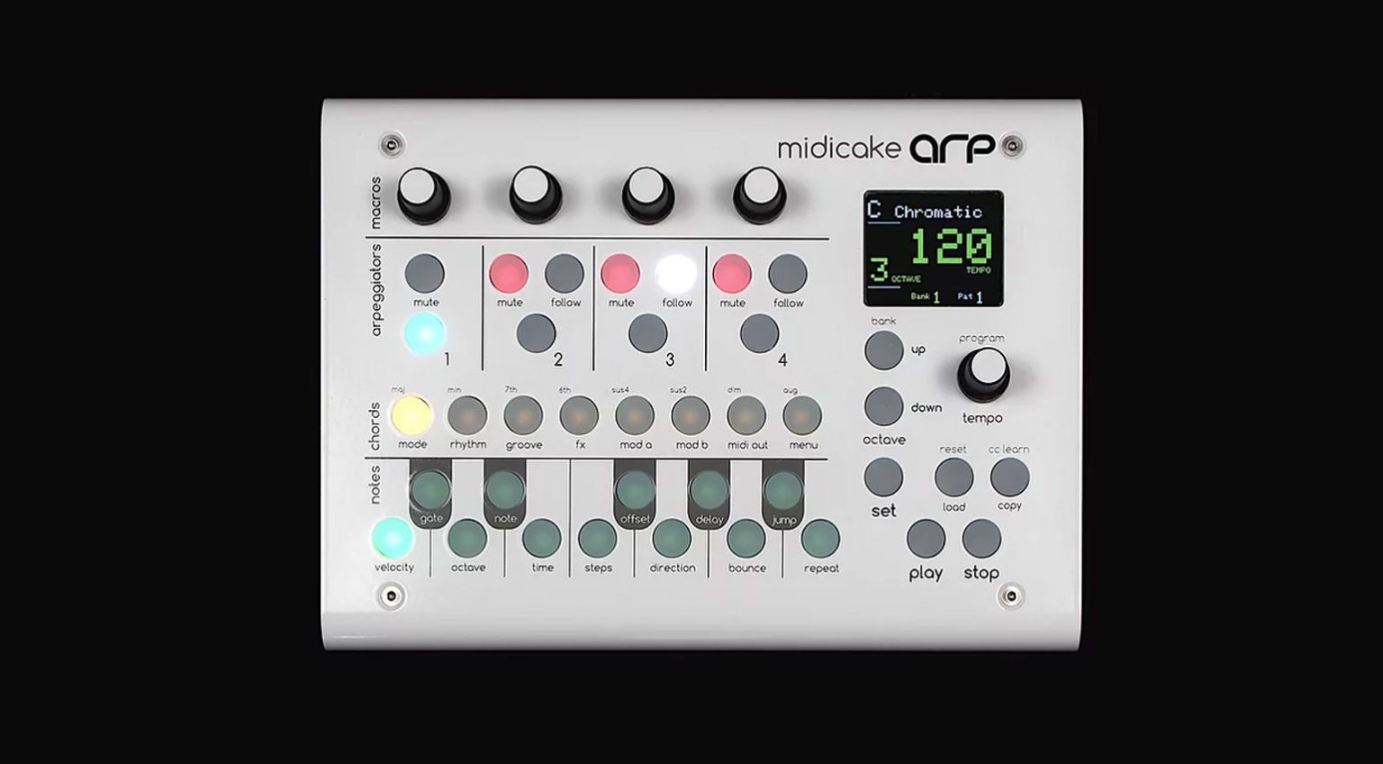 Midicake ARP: Complex parametric MIDI arpeggiator - gearnews.com