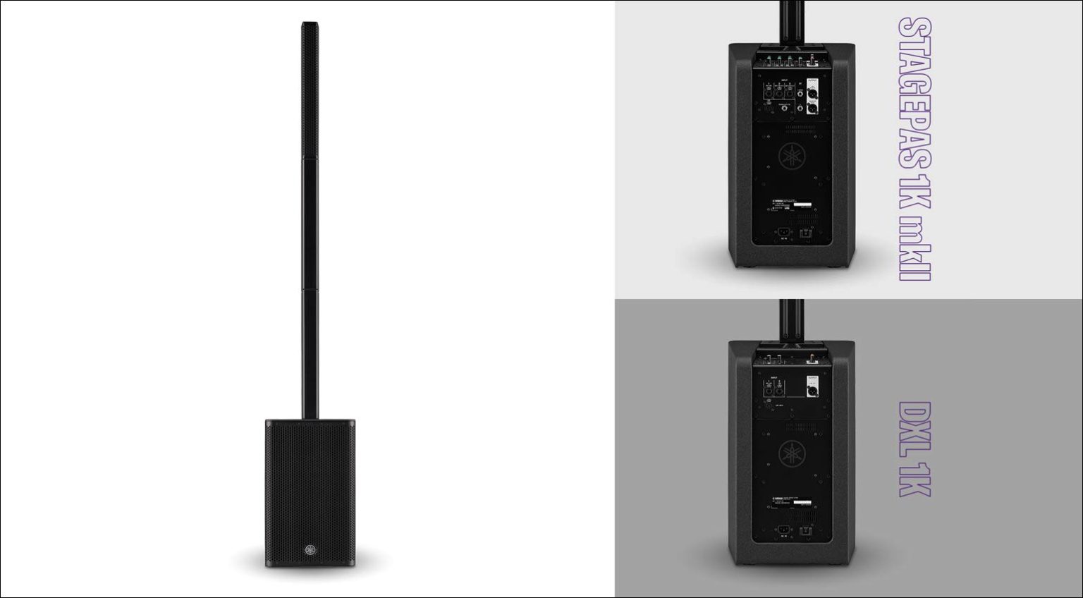 Yamaha STAGEPAS 1K mkII and DXL1K: portable column array PA systems ...