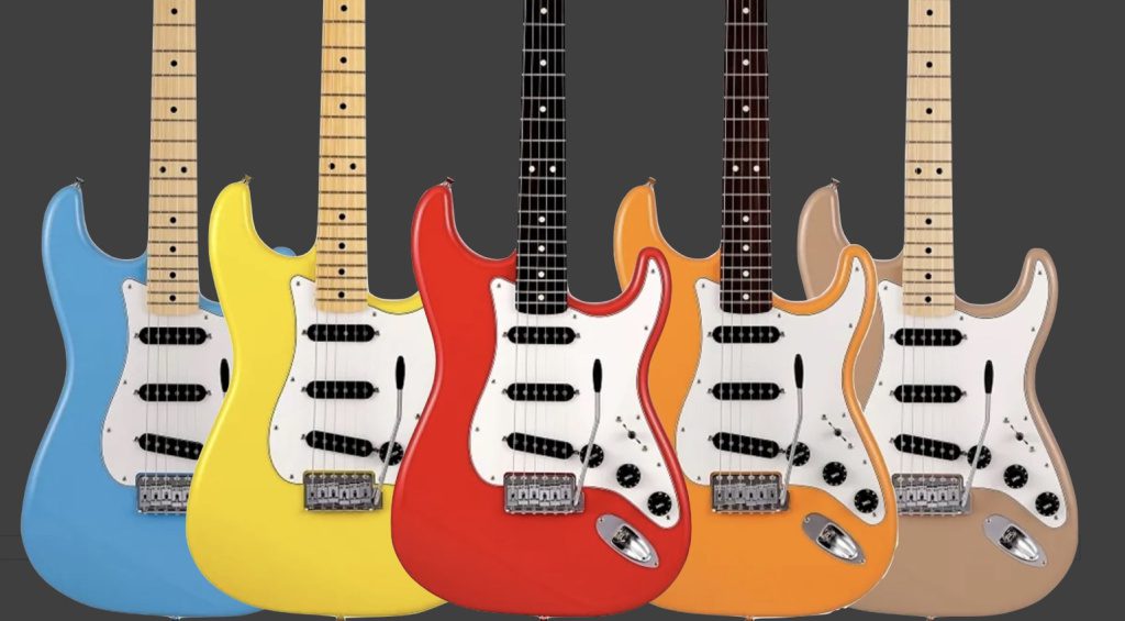 Fender Japan International Color Stratocaster limited edition ...