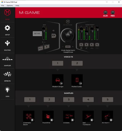 M-GAME audio interfaces come loaded for gamers - gearnews.com