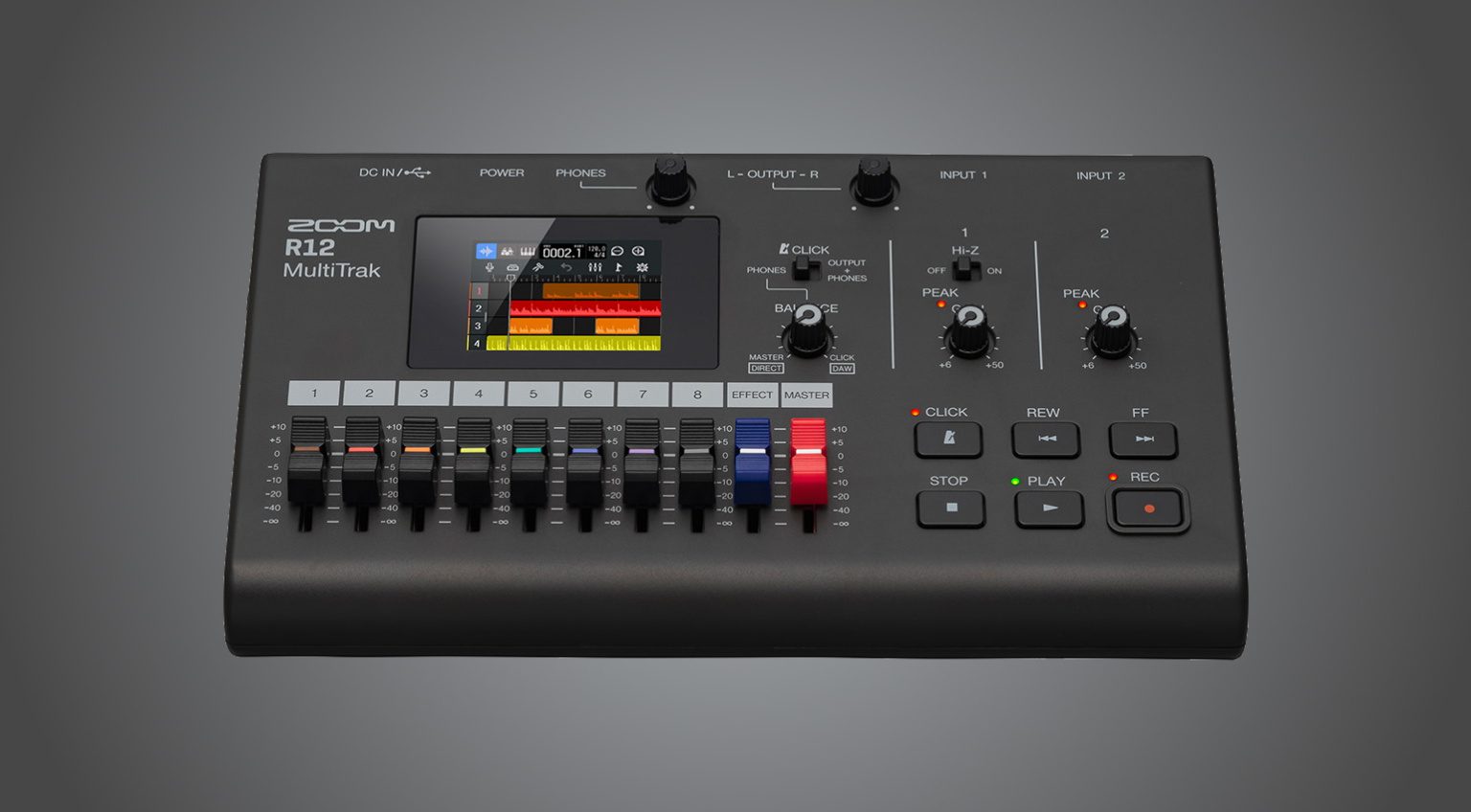 Zoom R12 MultiTrak has 8-channel recording & FX - gearnews.com
