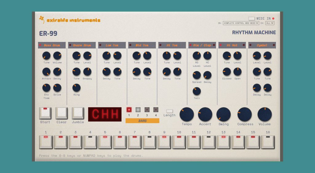 Celebrate 909 day with a virtual ER-99 Rhythm Machine in your browser - gearnews.com