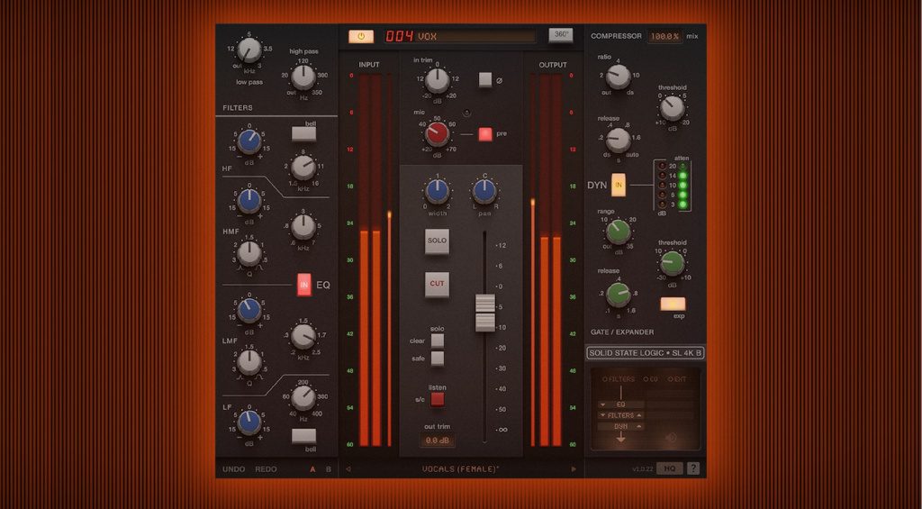 Introducing the SSL 4K B channel strip plugin