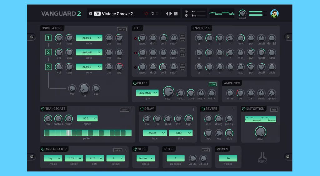 Vanguard 2: reFX remakes the legendary virtual analog VST Instrument ...