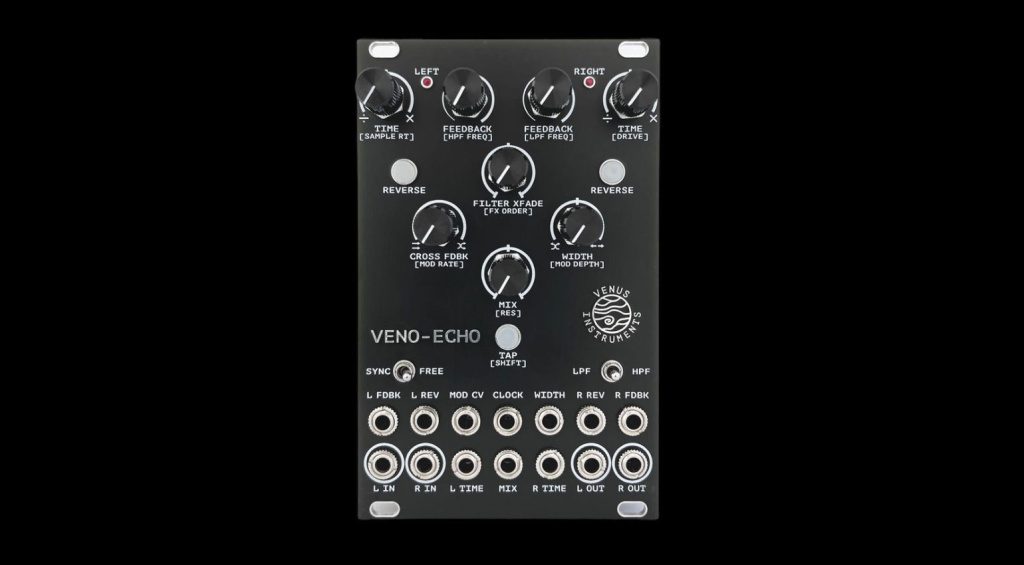 VENO-ECHO: Flexible and unique stereo delay from Venus Instruments - gearnews.com