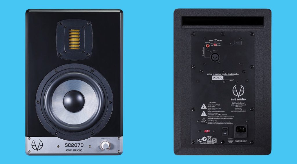 Introducing the Eve Audio SC2070 6.5-inch 2-way studio monitors