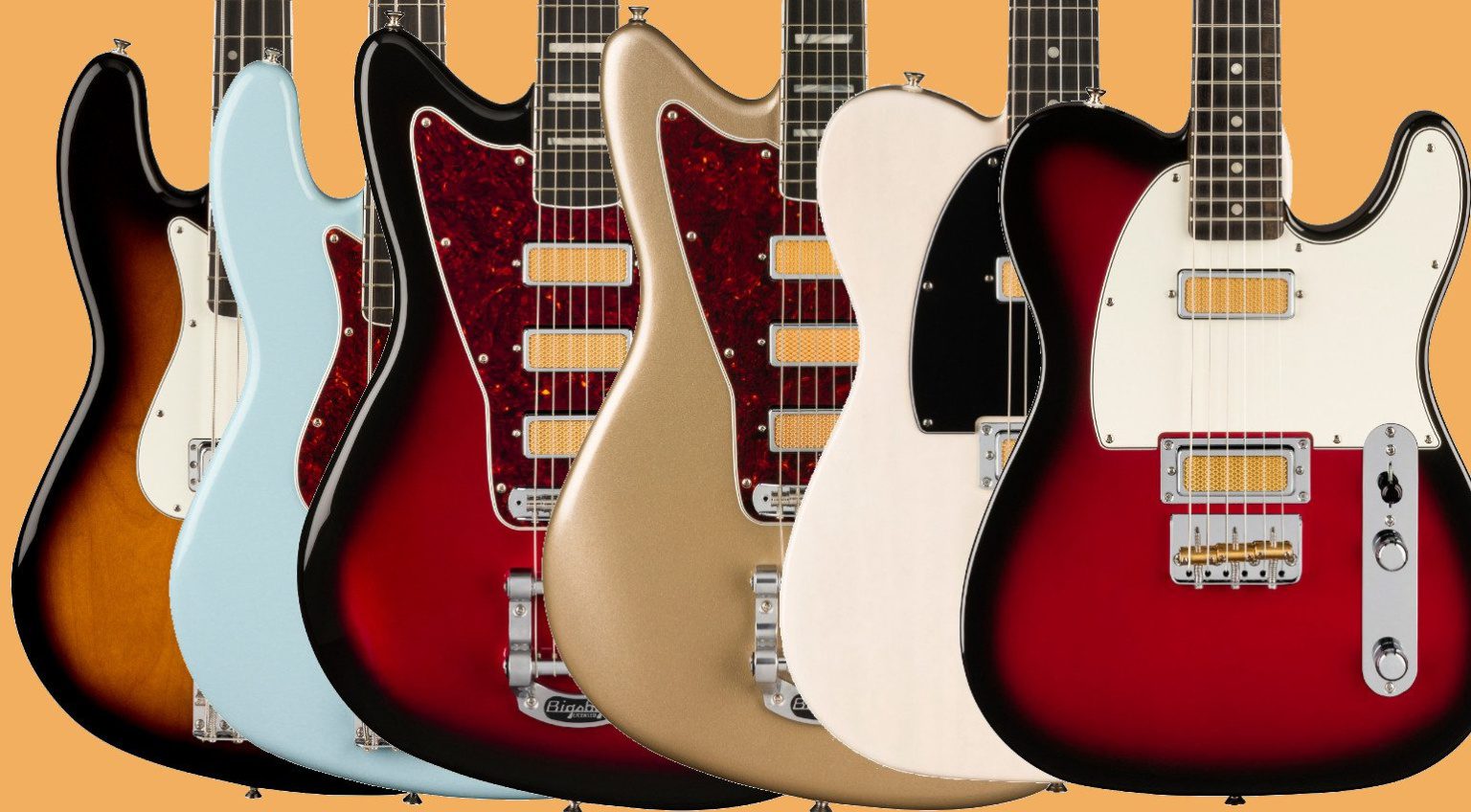 Fender Gold Foil Telecaster, Jazzmaster and Jazz Bass - gearnews.com