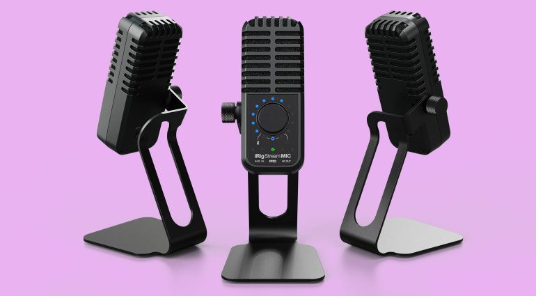 IK Multimedia introduces the iRig Stream Mic Pro USB microphone