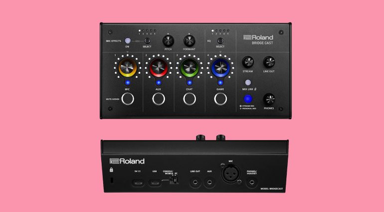 Introducing the Roland BRIDGE CAST streaming mixer for gamers