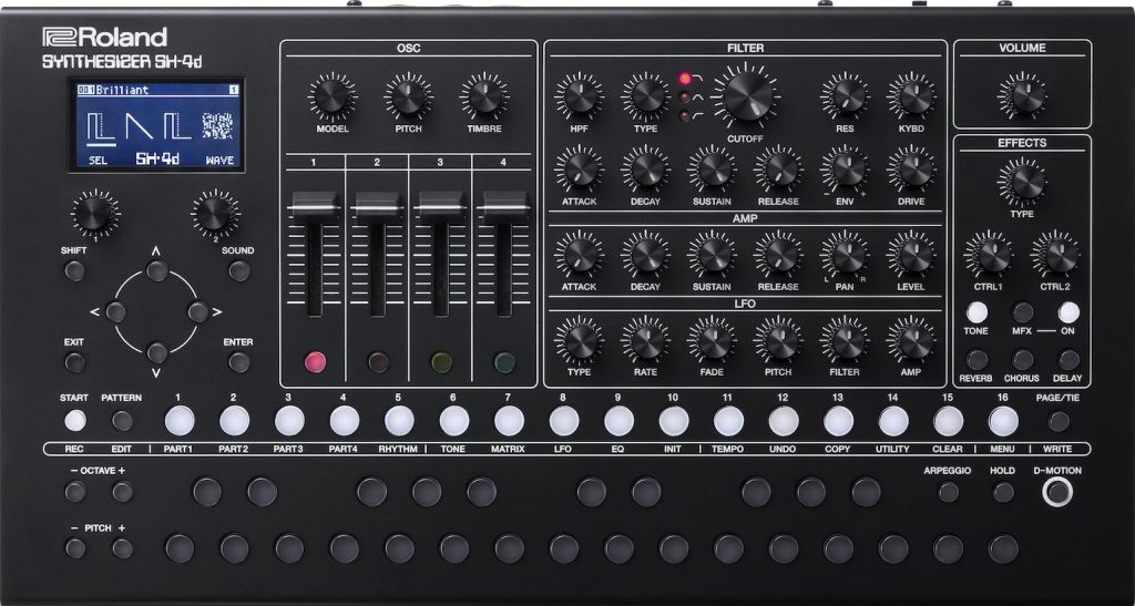 Roland SH-4d Update v2.0 Adds Two New Oscillator Models, Pattern Chain ...