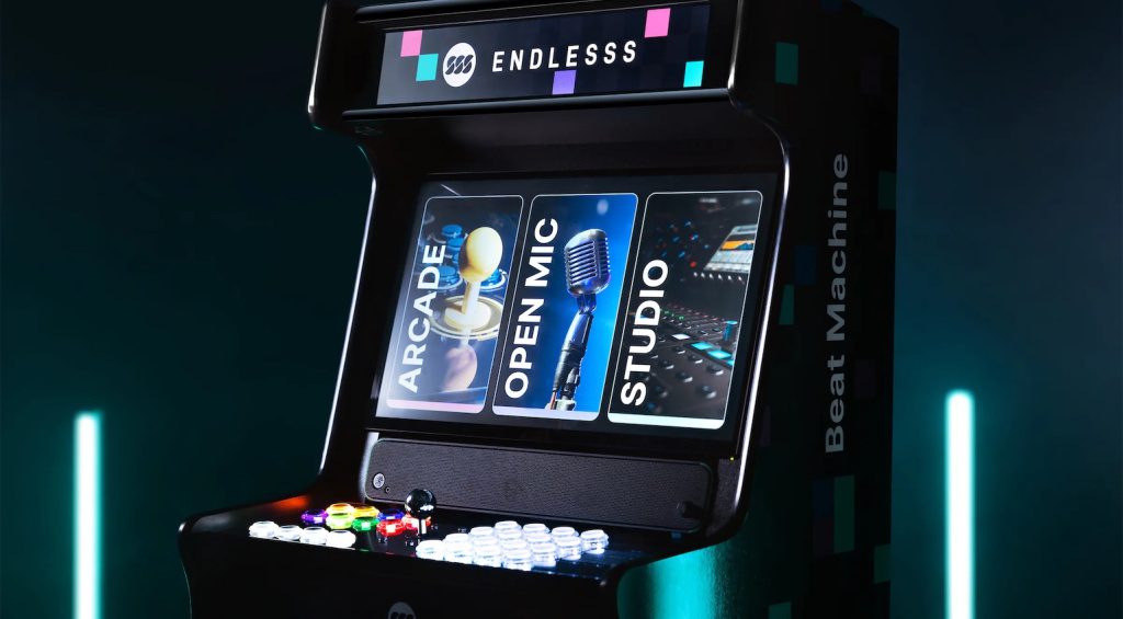 The Endless Beat Machine: An arcade-style beat-making station