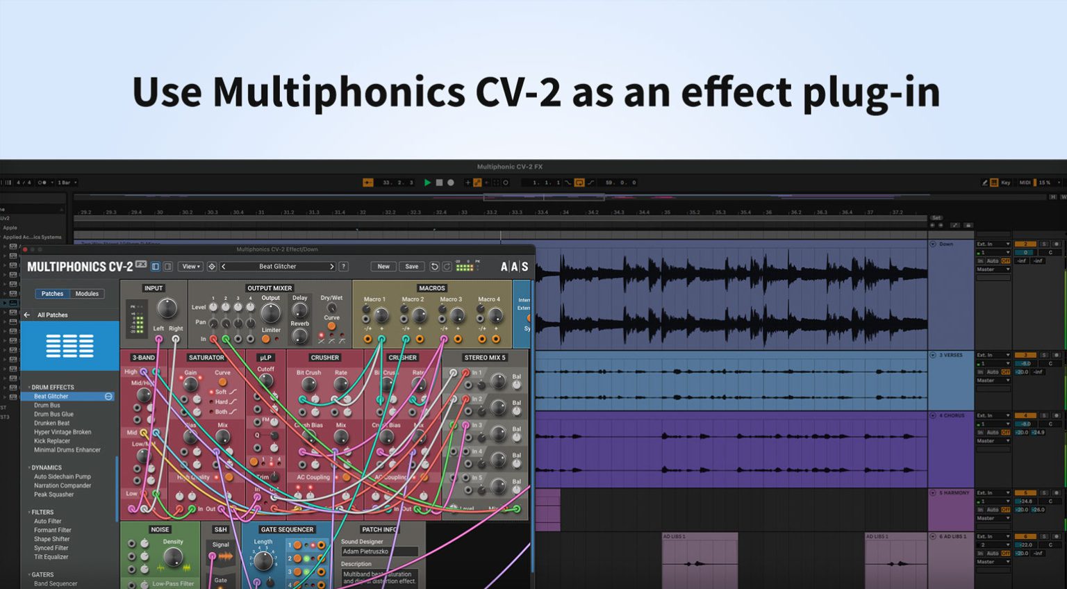 AAS Multiphonics CV-3: Polyphonic Modular Sound with MPE and More!