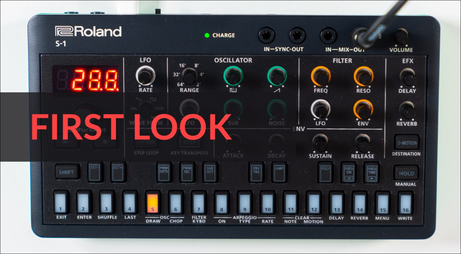 First Look: Roland AIRA S-1 Tweak Synth - gearnews.com