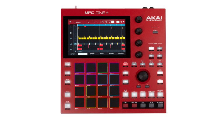 The AKAI MPC One+ arrives in red with expanded internal memory