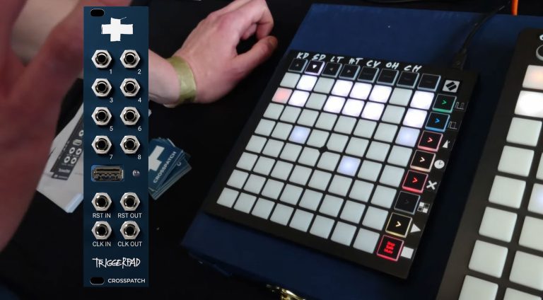 Superbooth 23 Crosspatch Triggerpad Dynamic Trigger Sequencer