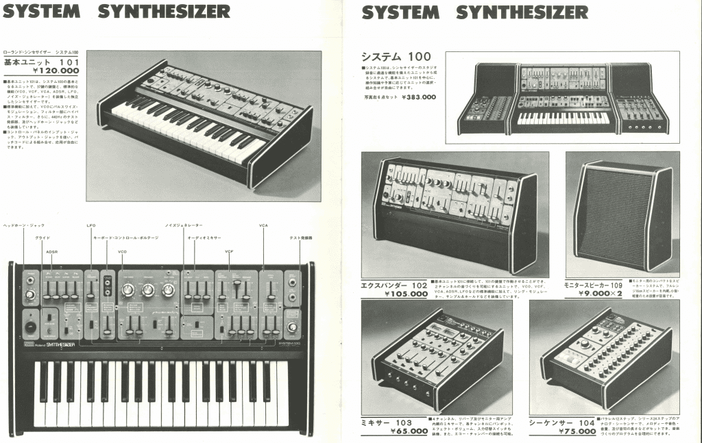 Classic Gear: The Roland System-100 - gearnews.com