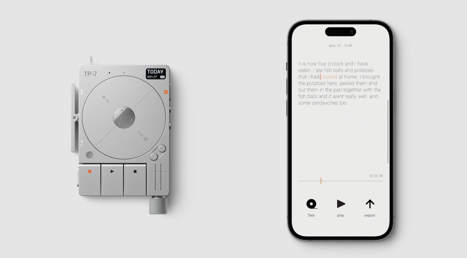 The Teenage Engineering TP-7: A new spin on handheld recording