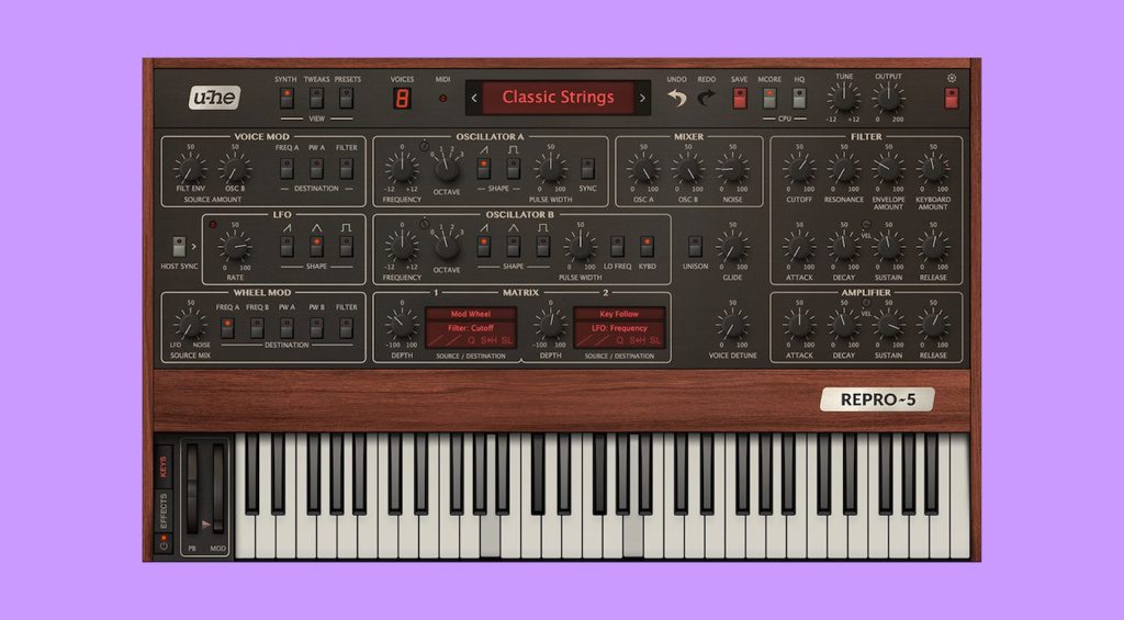 Recreating the Sequential Circuits Prophet-5 sound with plugins