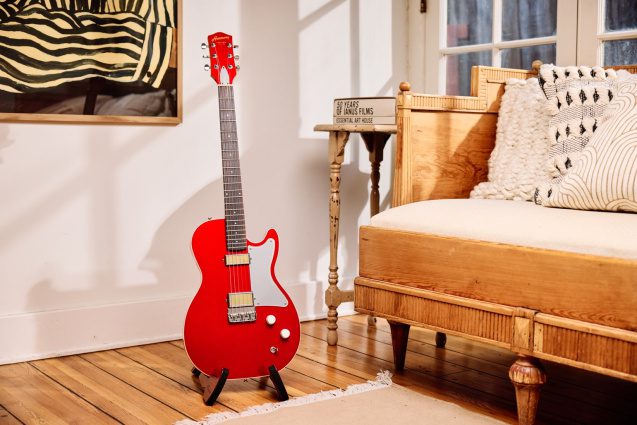 Harmony Jupiter Thinline: Semi-Hollows with Gold Foil pickups ...