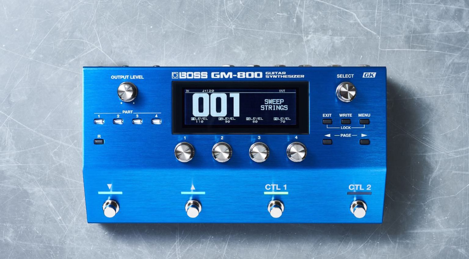Boss GM-800 Guitar Synthesizer - More Power & New Pickups - gearnews.com