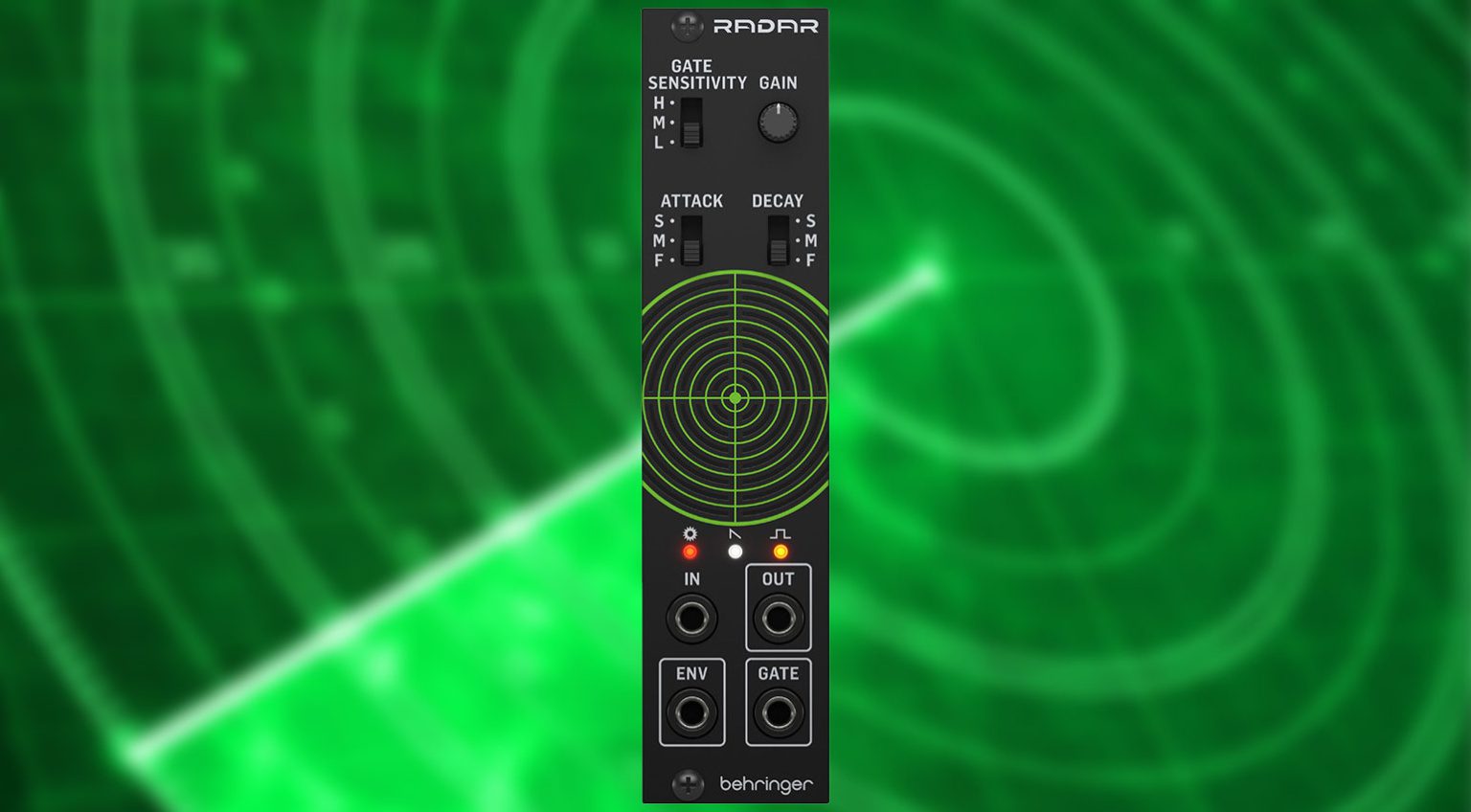 Behringer RADAR: Eurorack microphone module for collecting waves ...