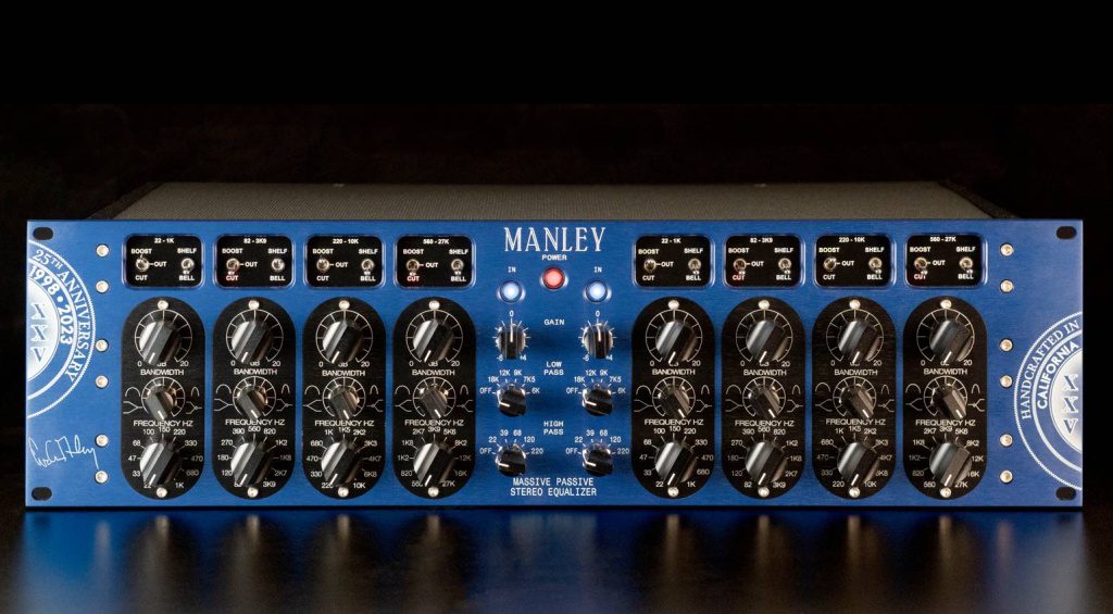 Manley Massive Passive XXV: 25th Anniversary of the famous EQ