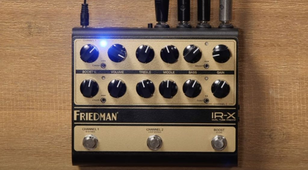 Friedman IR-X Preamp - Dual Channel Tube Preamp pedal - gearnews.com