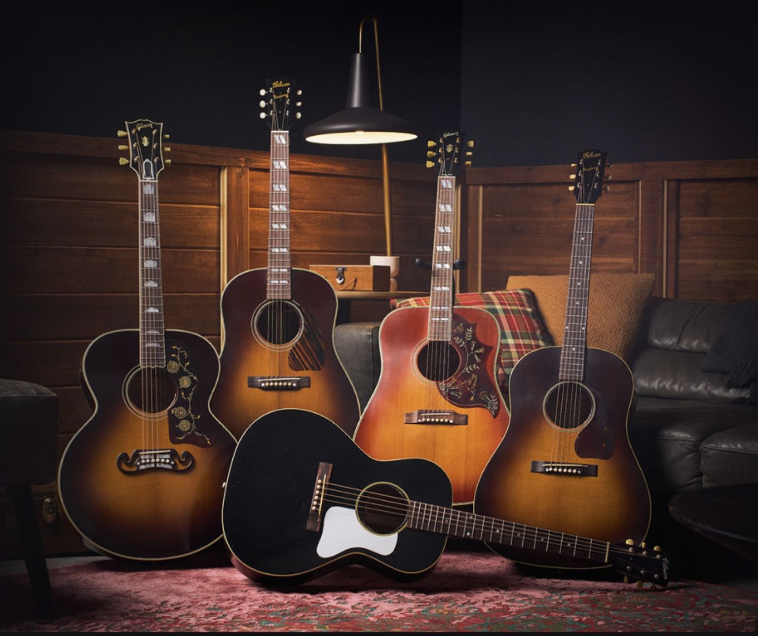 Gibson Murphy Lab Aged Acoustic Guitars launched - gearnews.com