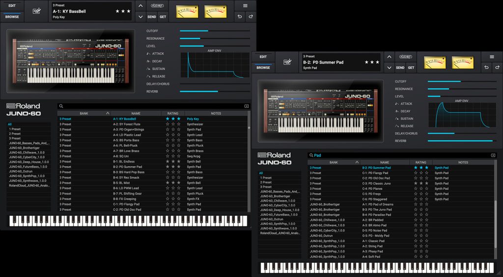 Roland JUNO-60 v2 - Another Classic Roland Cloud Update - gearnews.com