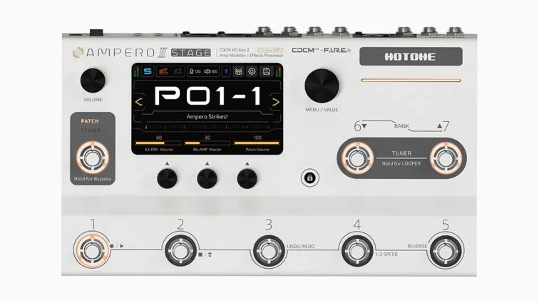 Hotone Ampero II Stage - New Flagship Virtual Rig announced - gearnews.com