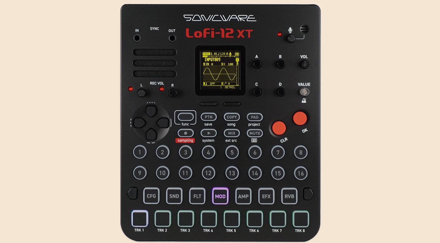 SONICWARE Lofi-12 XT Groovebox Sampler - Update to 1.5 Firmware ...