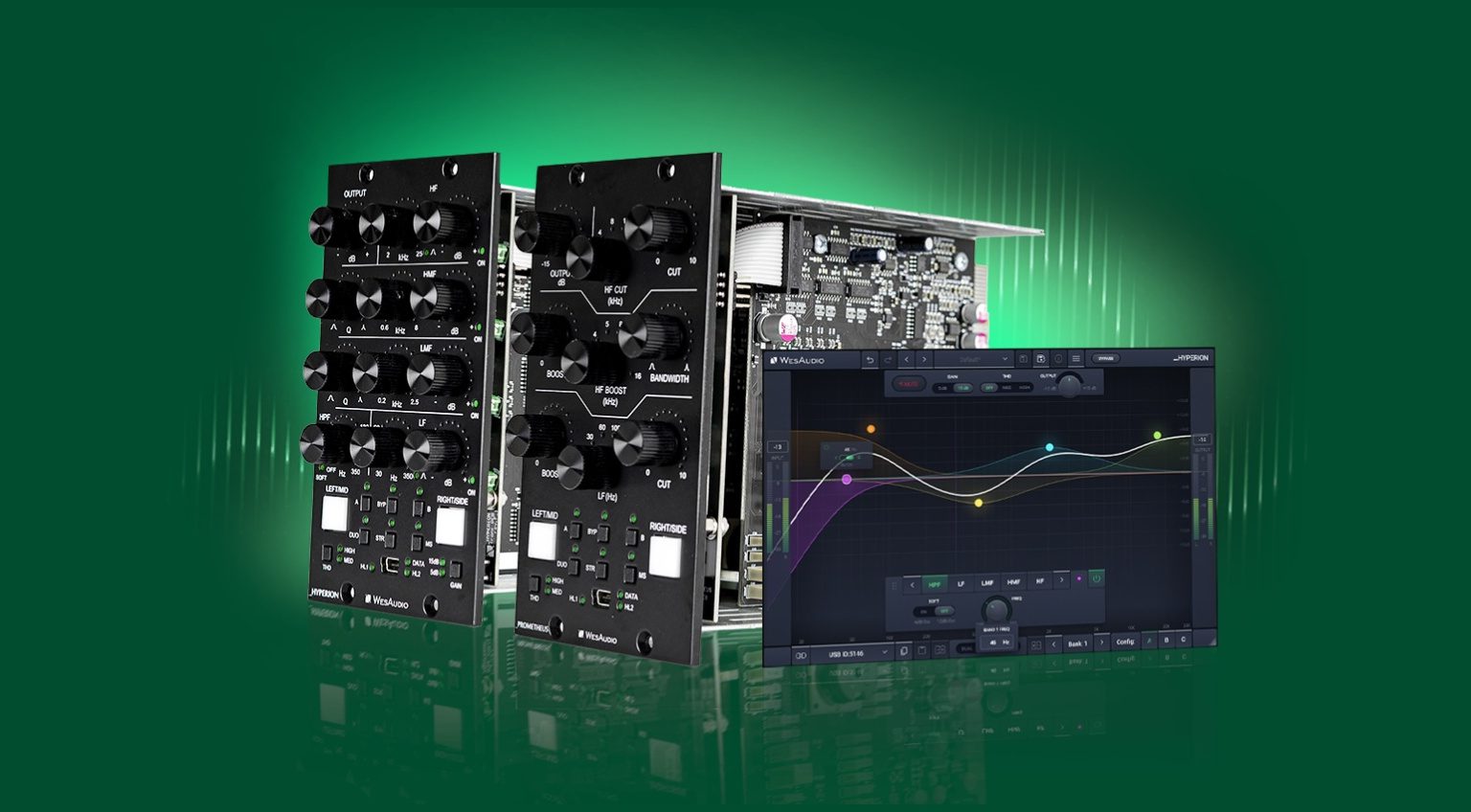 WesAudio Eclipse Edition: EQ modules with a new plug-in interface