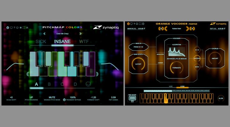 Meet Zynaptiq Pitchmap::Colors and Orange Vocoder Nano - gearnews.com