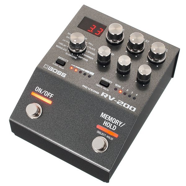 BOSS RV-200 Reverb Pedal with all-new ArpVerb - gearnews.com