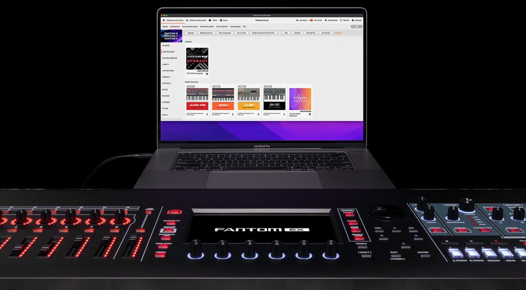 Roland's FANTOM gets an EX-tra upgrade: Now with added ACB! - gearnews.com