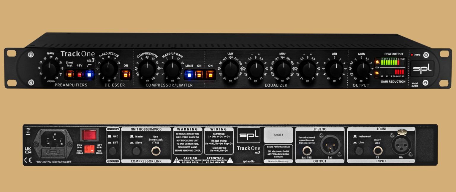 SPL Channel One Mk3 and Track One Mk3 Channel Strips