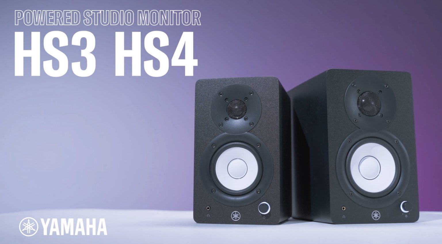 Meet the Yamaha HS3 and HS4 Compact Studio Monitors - gearnews.com