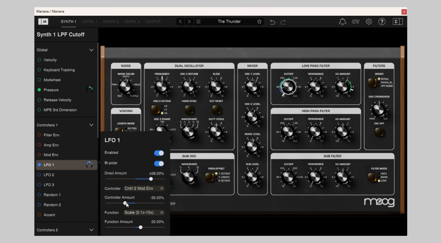 Moog Mariana Bass Synthesizer - Monster tones with 40 % off!