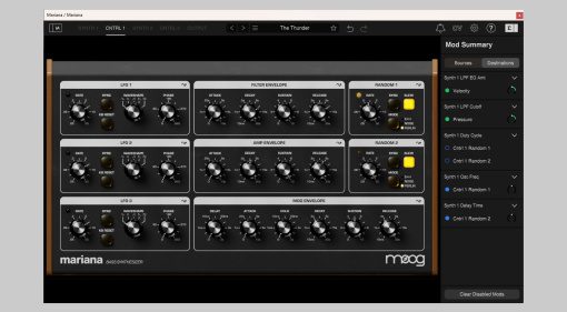 Moog Mariana Bass Synthesizer - Monster tones with 40 % off!