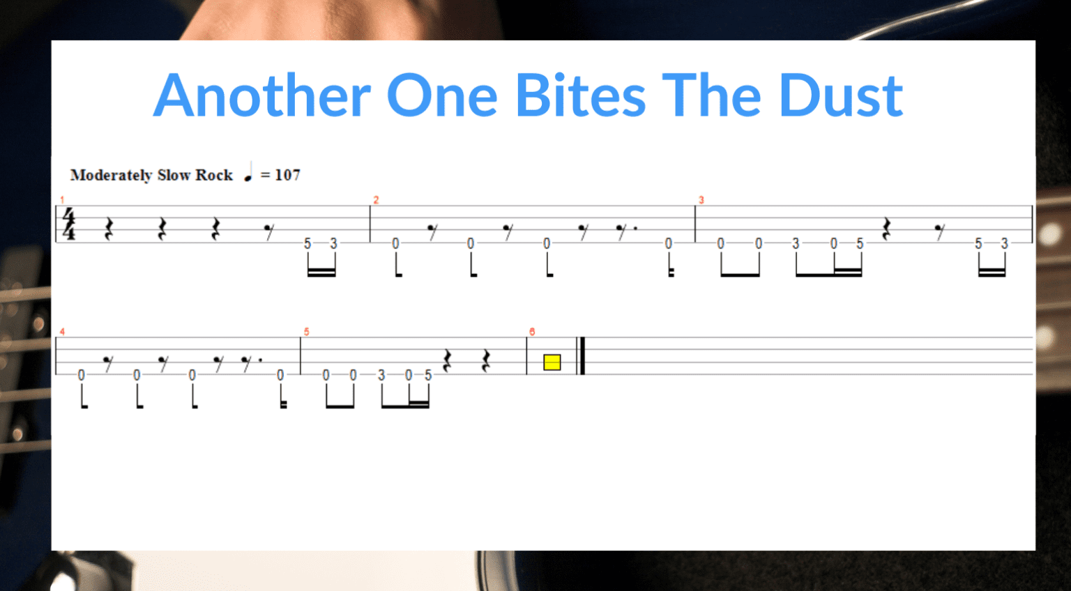 Beginner Bass Lines: Bass Bangers from Queen to Gorillaz