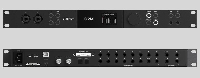 Audient ORIA: Interface and Monitor Controller for Immersive Audio - gearnews.com