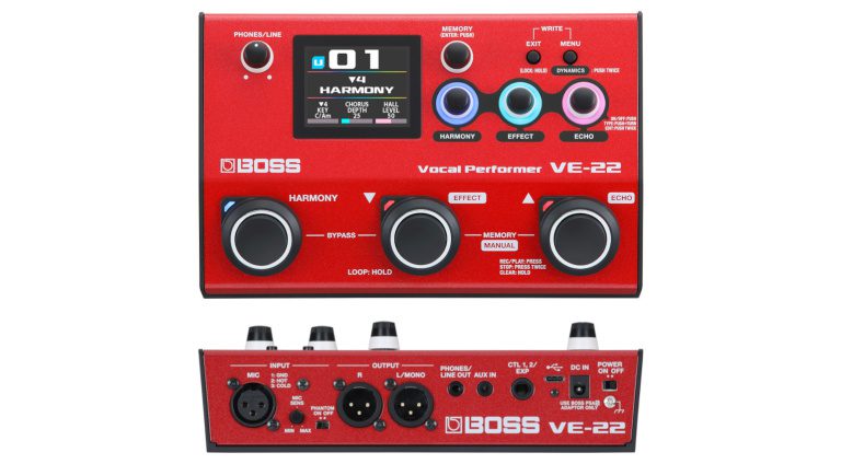 The BOSS VE-22 Vocal Performer: A New Flagship Vocal Pedal - gearnews.com